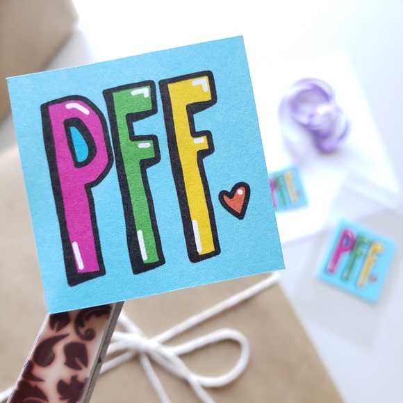 Reseller Sticker Shop | Other | Pff Posh Friends Forever Packaging Ty ...